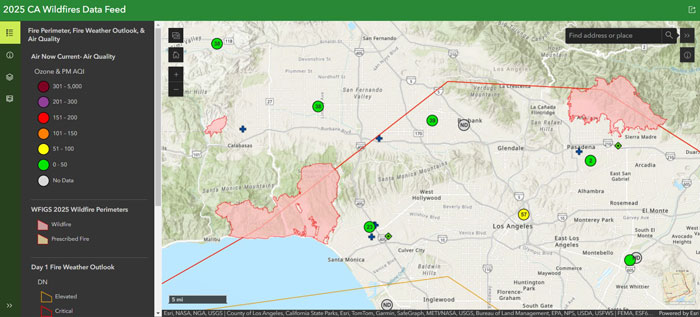 CA Wildfires of 2025